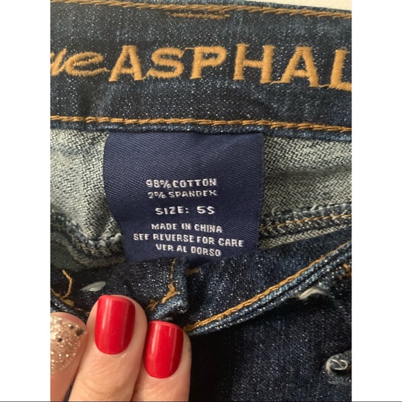 Blue Asphalt | Jeans | Blue Asphalt Dark Wash Low Rise Jeans | Poshmark